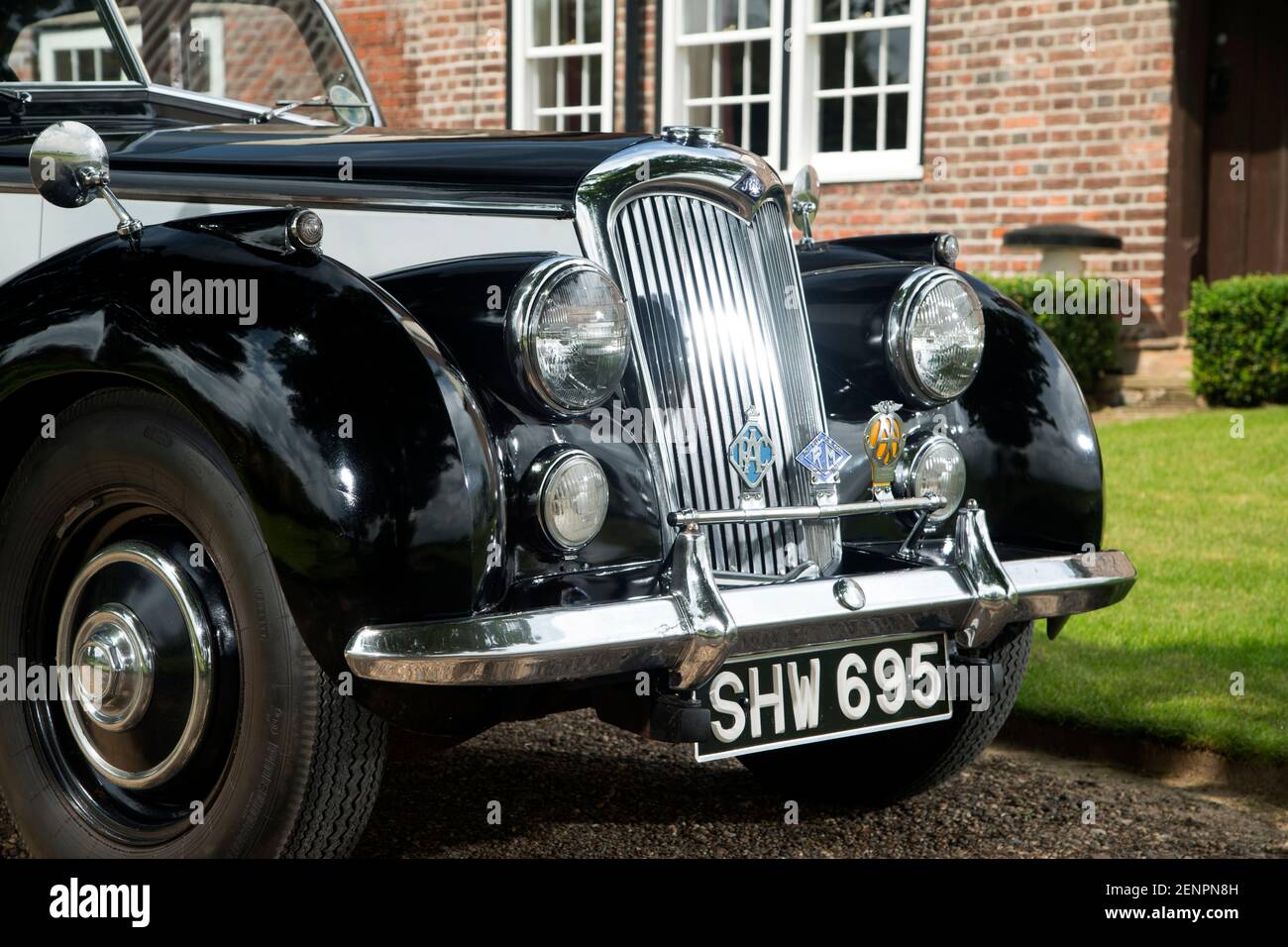 1954 Riley RME classic British saloon car Stock Photo - Alamy