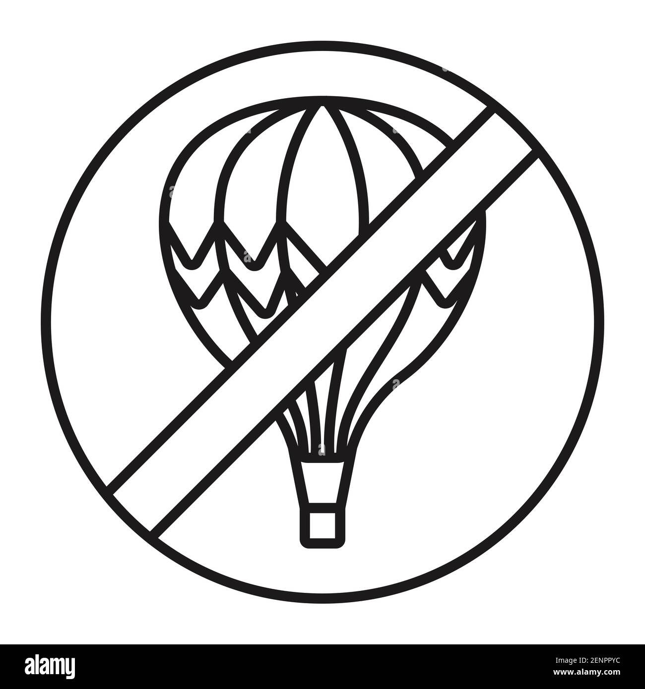 No travel line icon Cut Out Stock Images & Pictures - Alamy