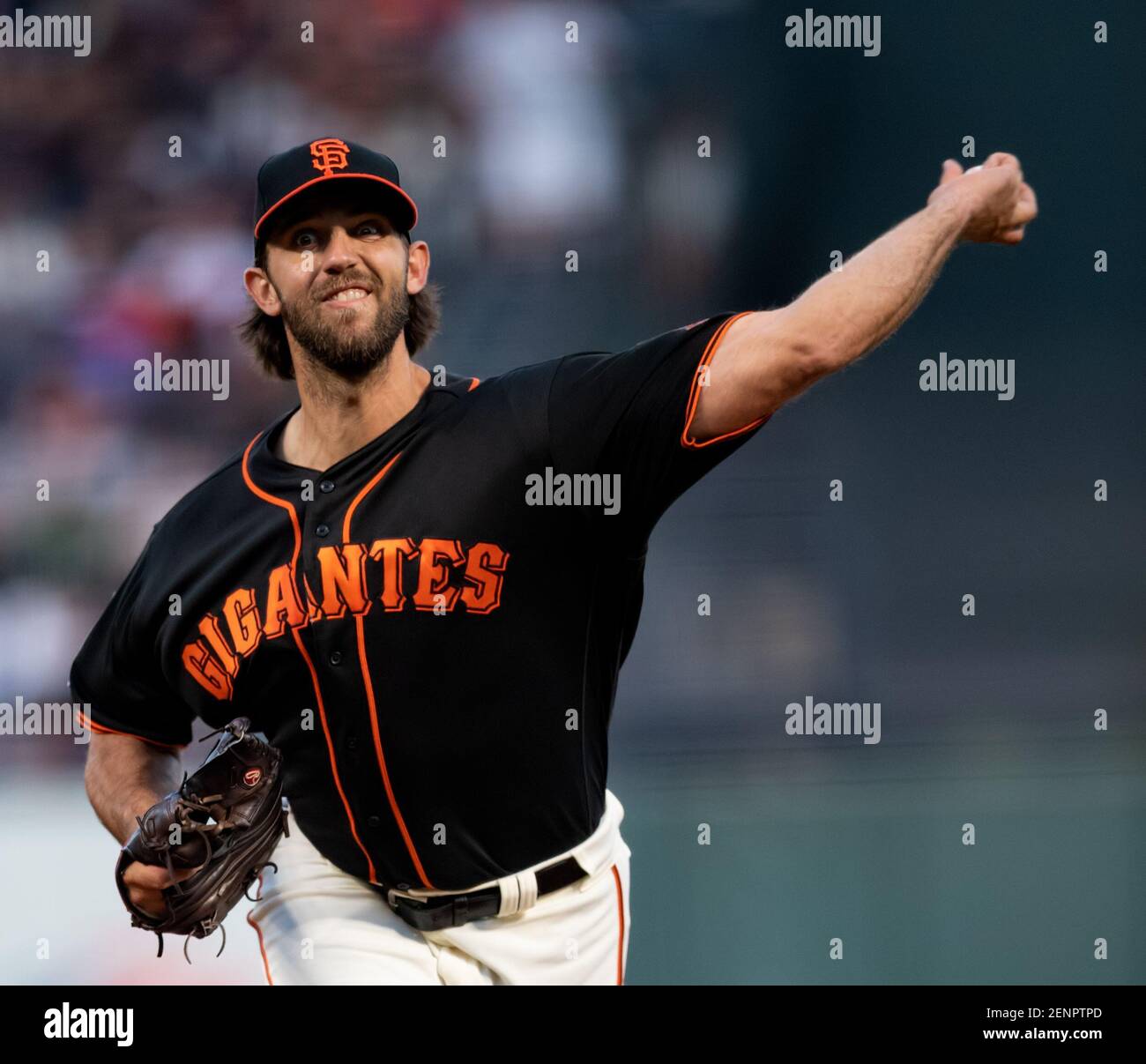 September 14, 2019: San Francisco Giants starting pitcher Madison ...