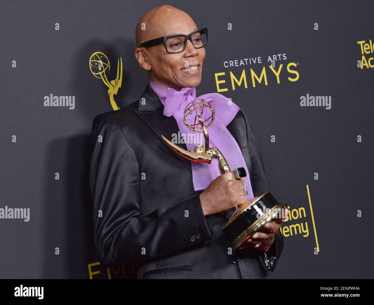 RuPaul, winner of the award for outstanding host for a reality or ...