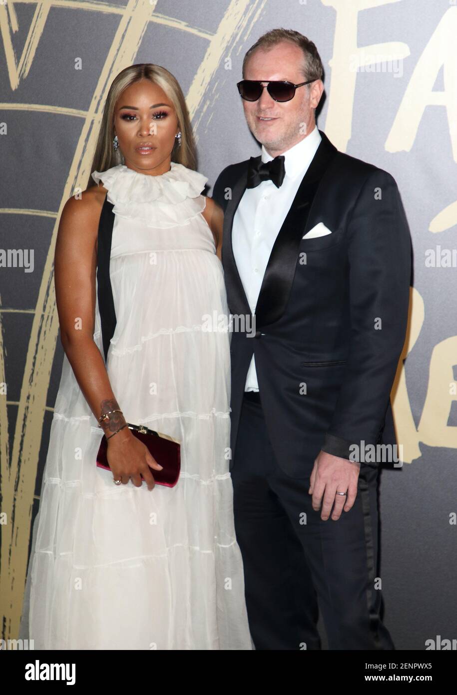 Eve and Maximillion Cooper on the red carpet for Naomi Campbell's ...