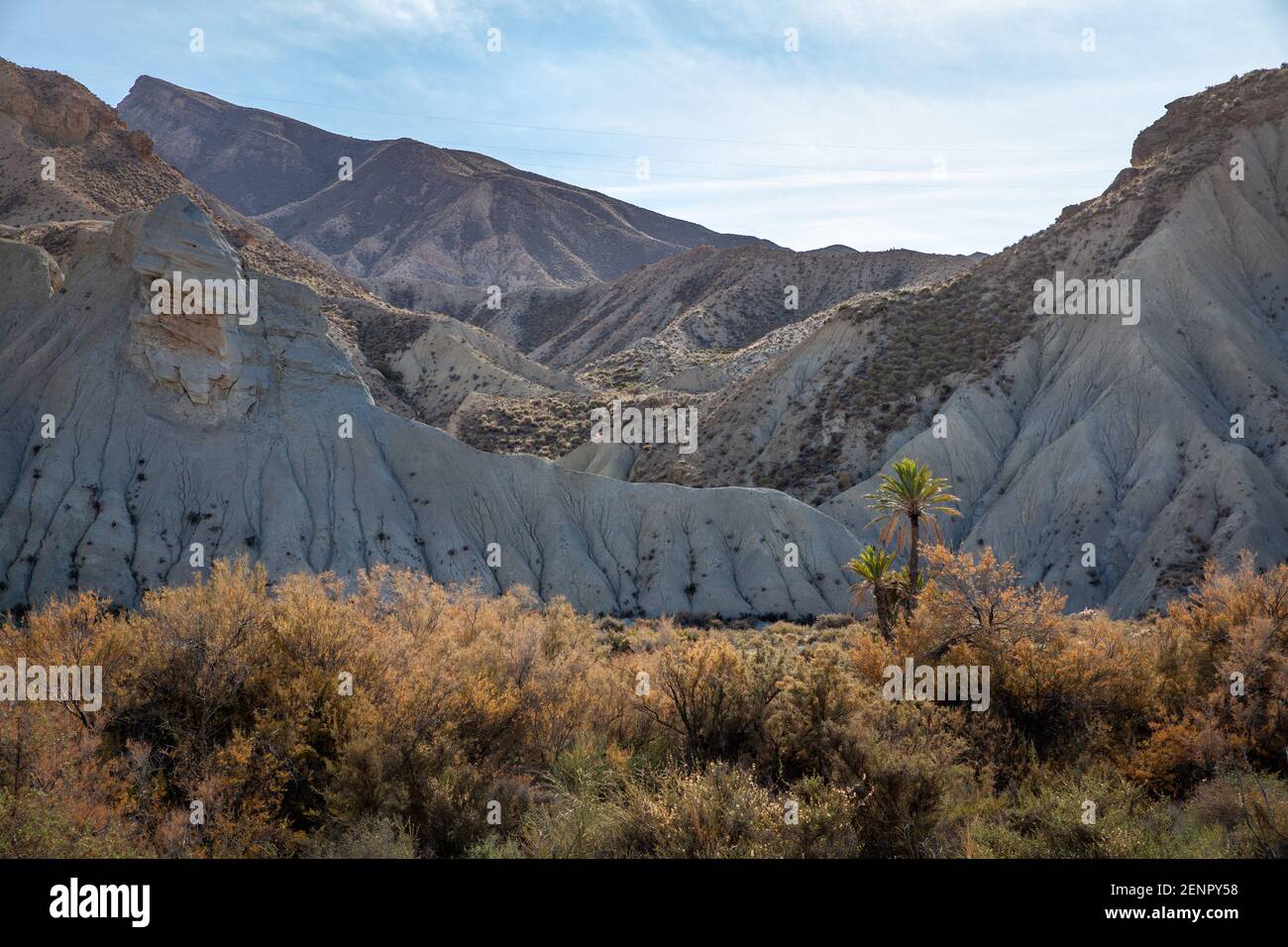 Hills landscape of the Tabernas desert Almeria Spain Nature Adventure ...