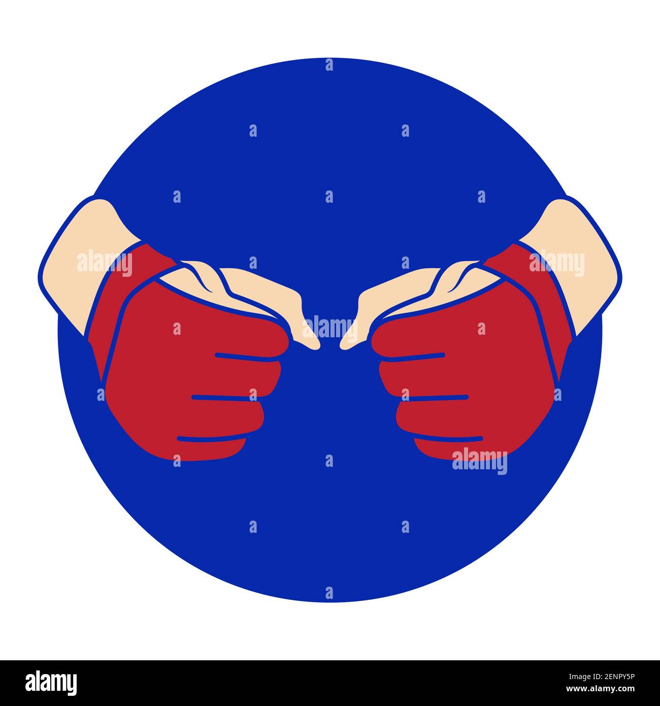 Mma gloves Stock Vector Images - Alamy