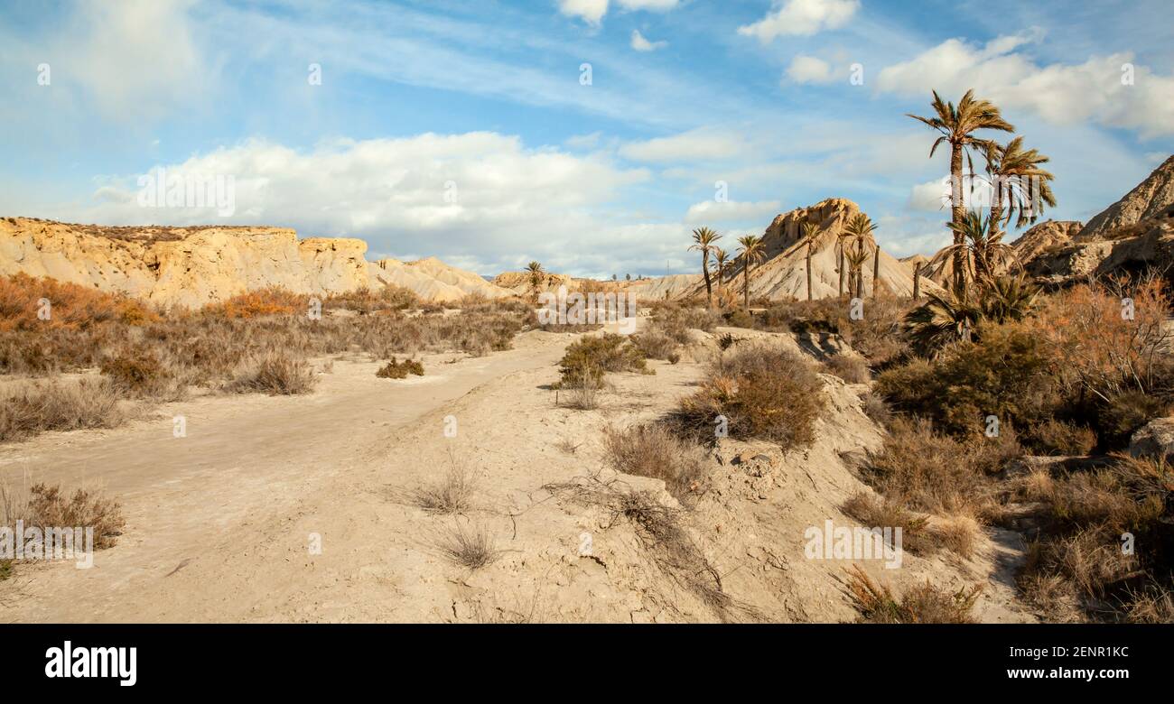 Hills landscape of the Tabernas desert Almeria Spain Nature Adventure ...