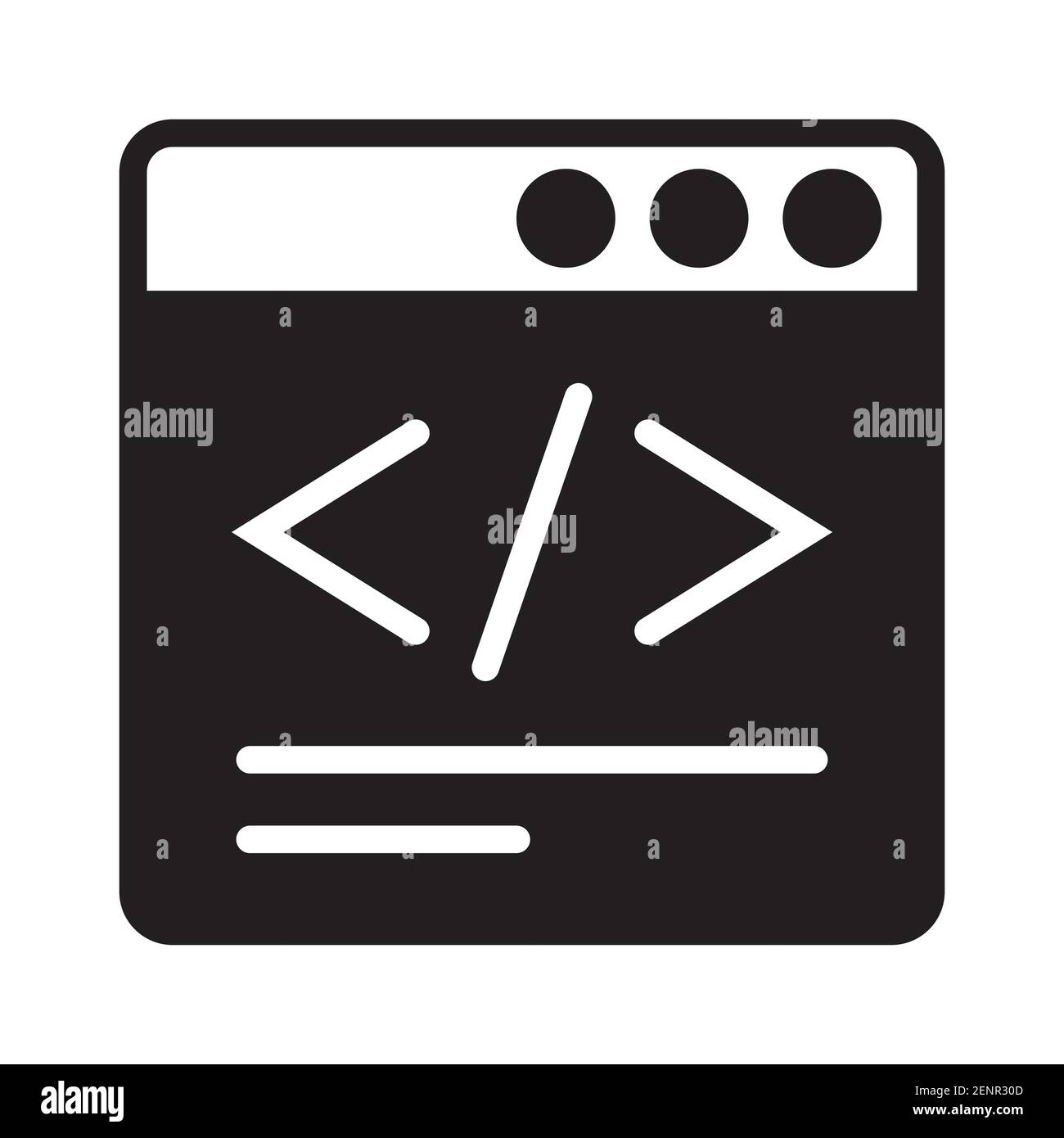 Typing code vector vectors hi-res stock photography and images - Alamy