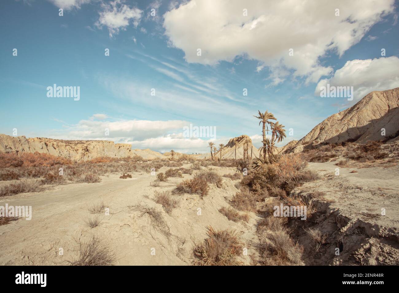 Hills landscape of the Tabernas desert Almeria Spain Nature Adventure ...