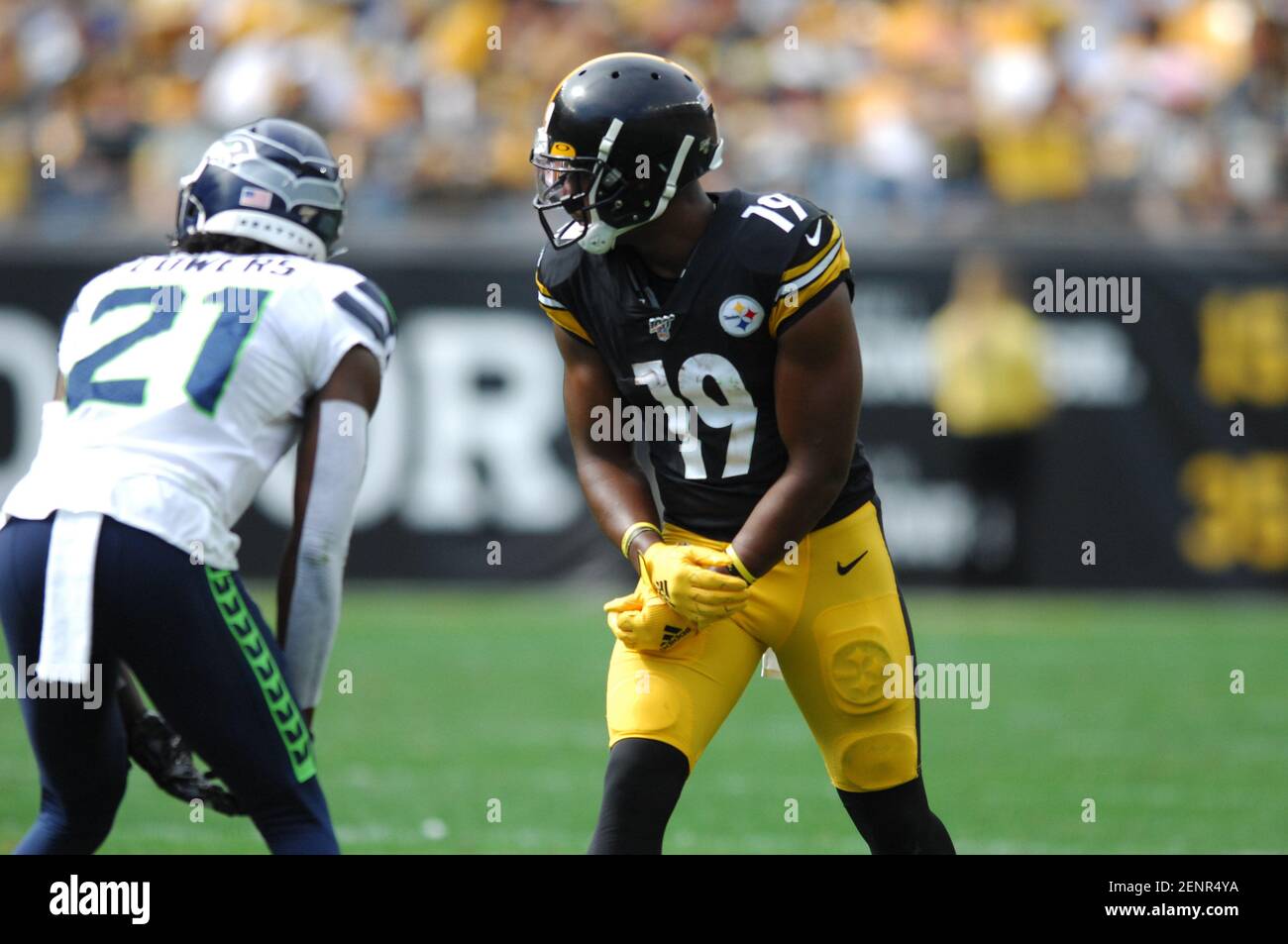September 15th, 2019: JuJu Smith-Schuster #19 during the Pittsburgh ...