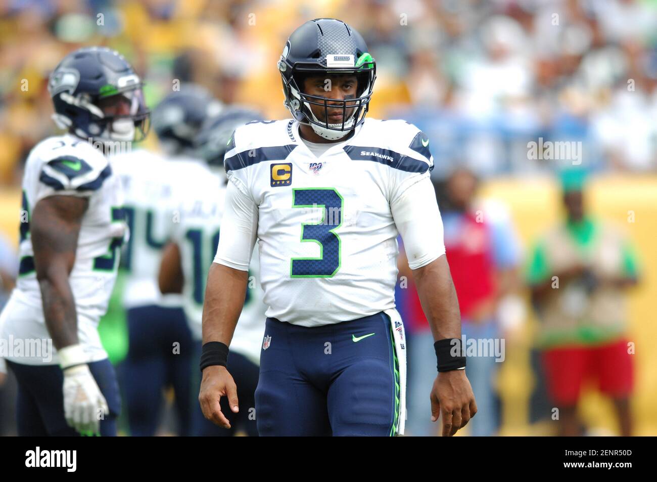 September 15th, 2019: Russell Wilson #3 during the Pittsburgh Steelers ...