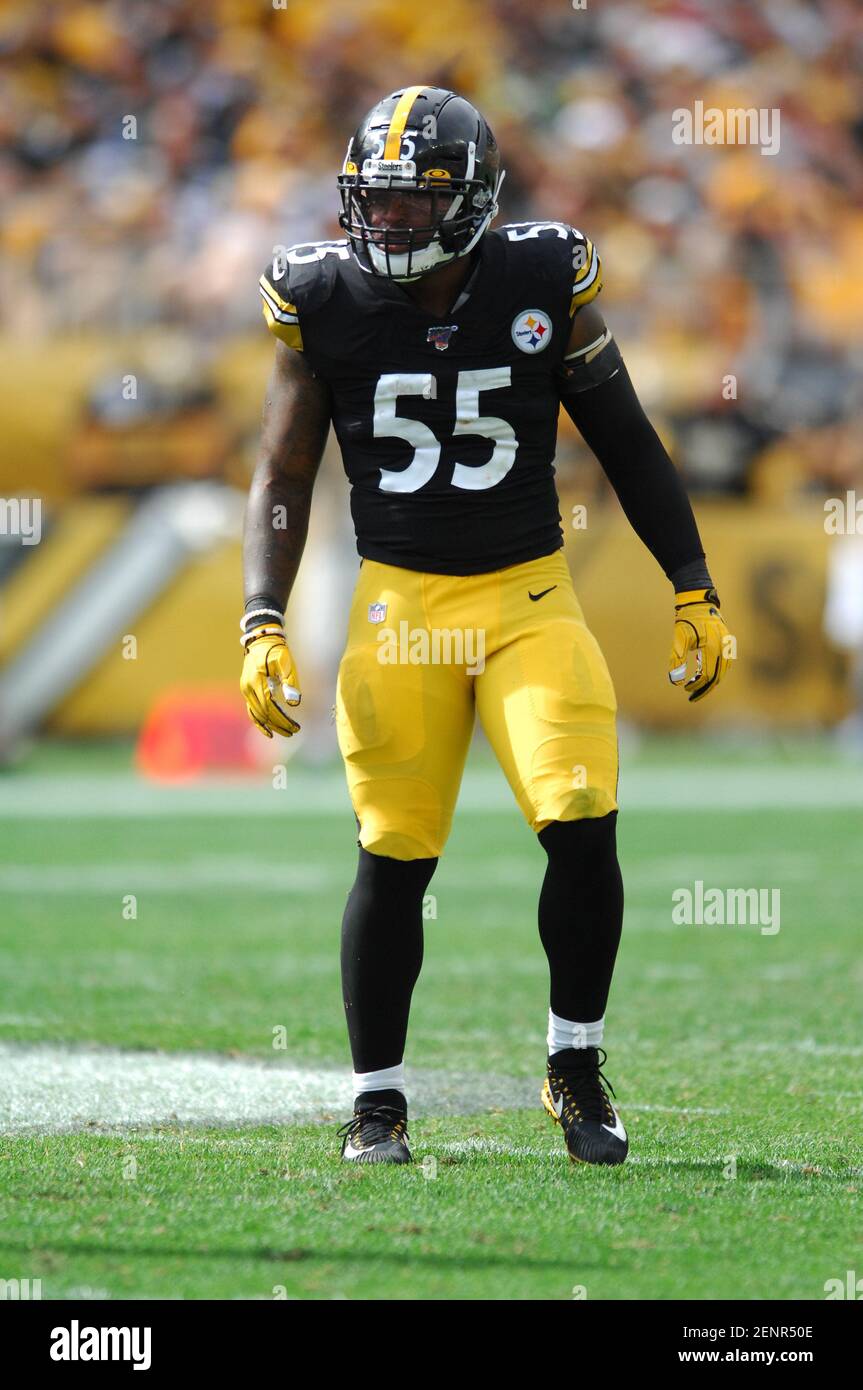 September 15th, 2019: Devin Bush #55 during the Pittsburgh Steelers vs ...