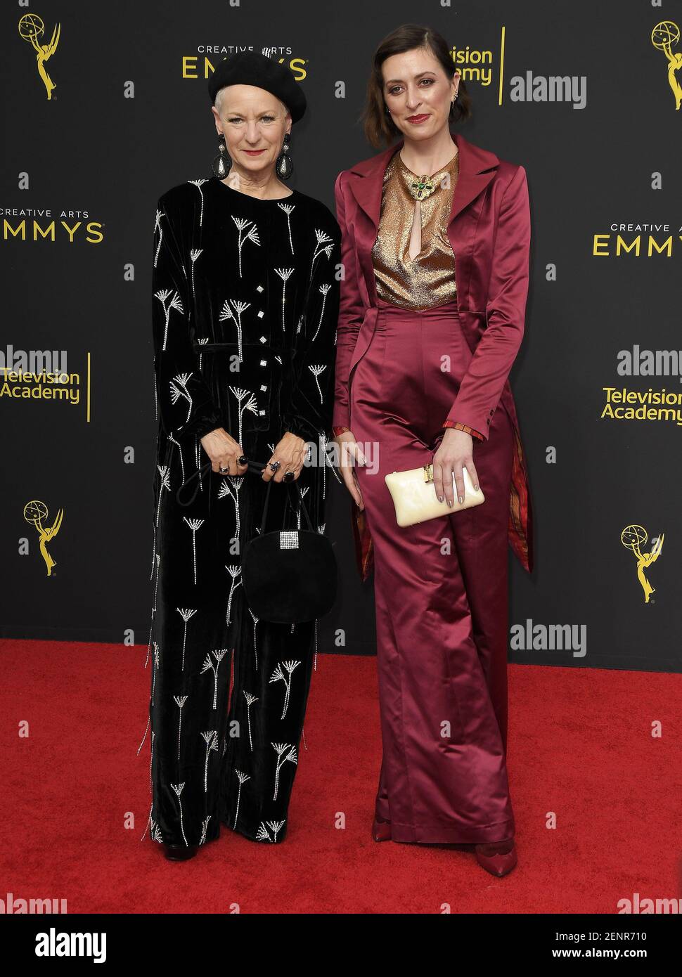 Lou Eyrich and Analucia McGorty arrives at the 2019 Creative Arts Emmy ...