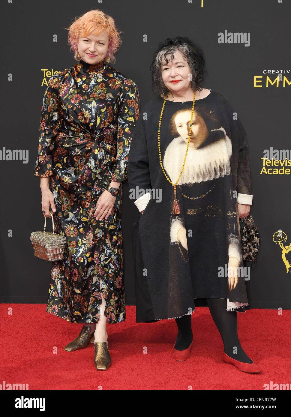 Darci Cheyne and Debra Hanson arrives at the 2019 Creative Arts Emmy ...