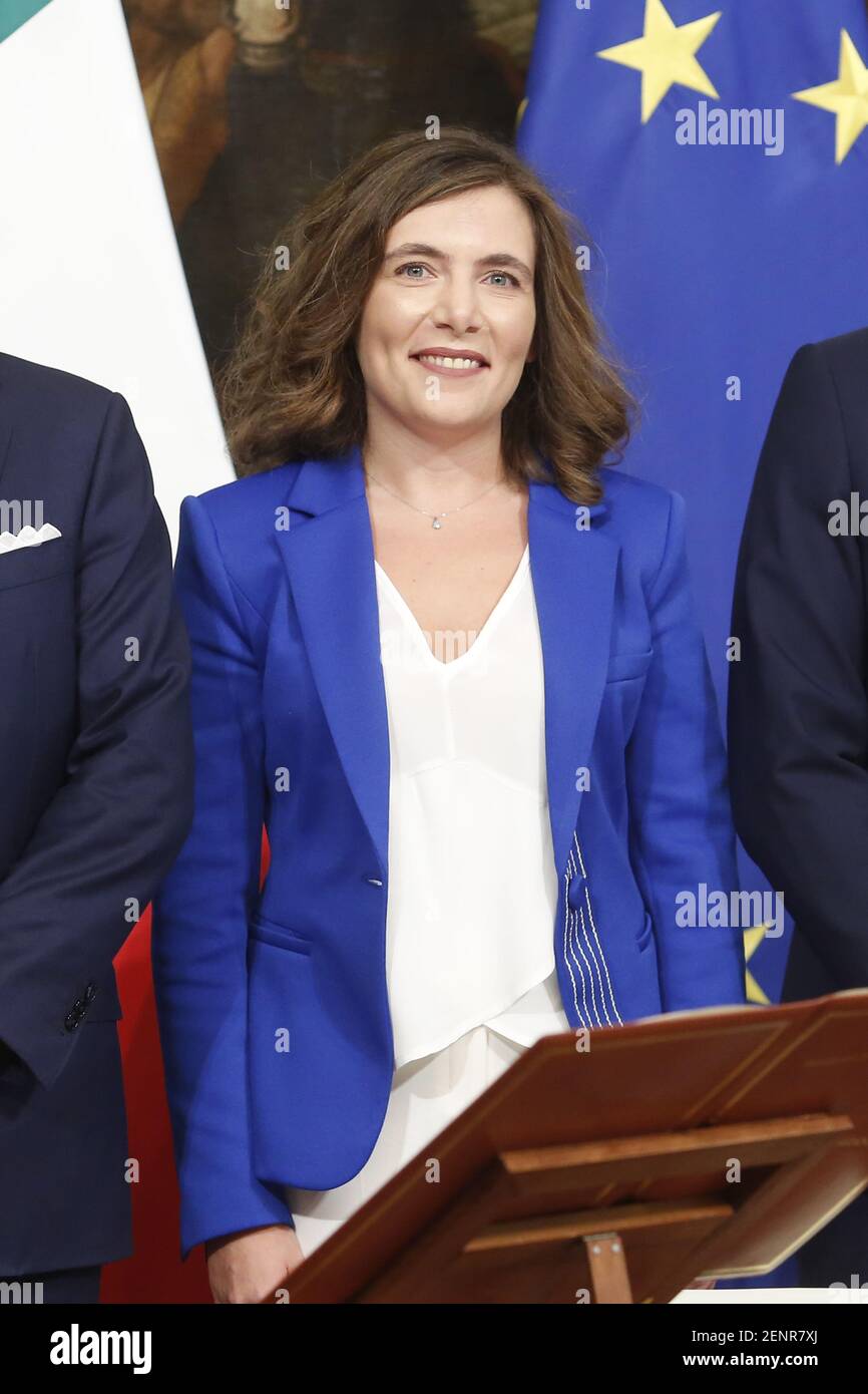 Anna Laura Orrico Rome September 16th 2019. Palazzo Chigi. Swearing ...