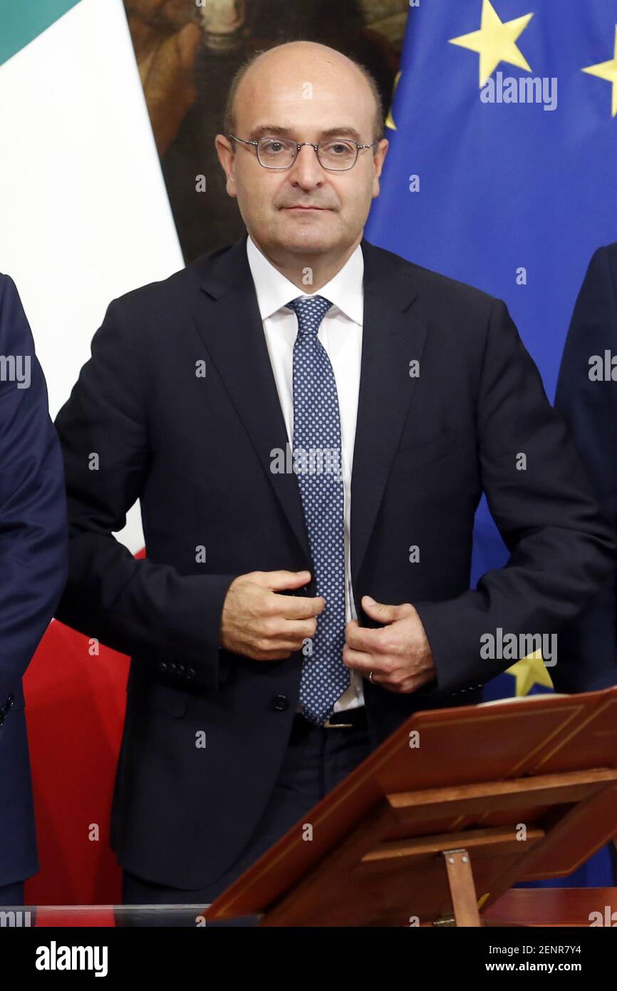 Antonio Misiani Rome September 16th 2019. Palazzo Chigi. Swearing ...