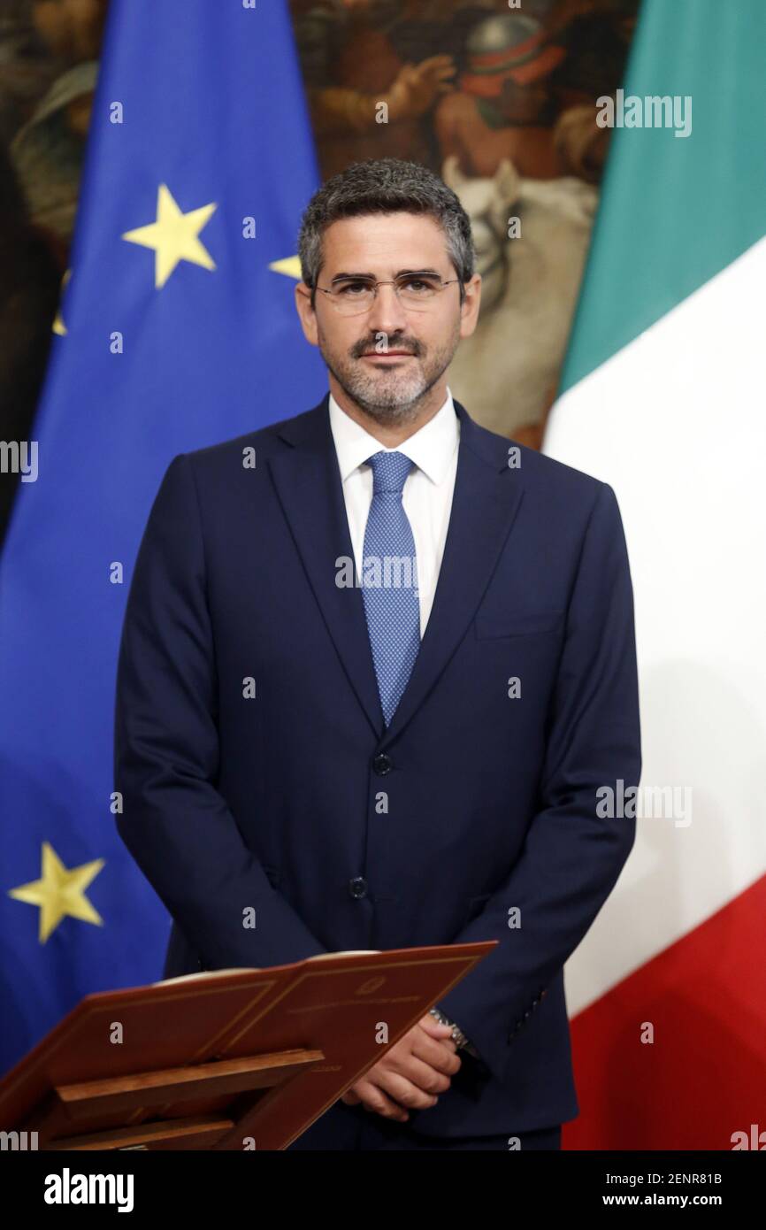 Riccardo Fraccaro Rome September 16th 2019. Palazzo Chigi. Swearing ...