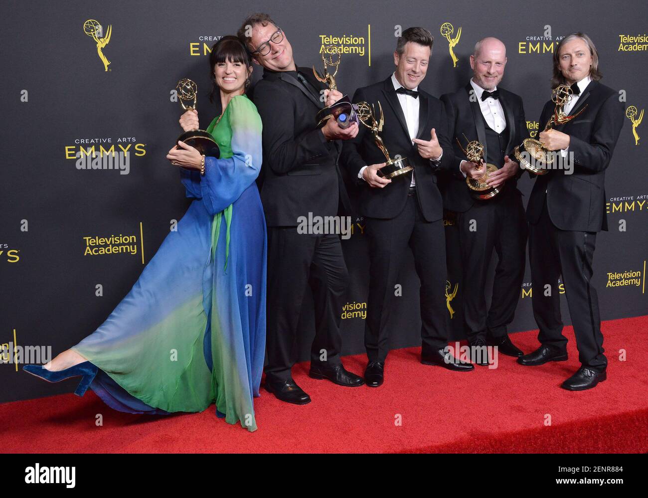 (L-R) Onnalee Blank, Mathew Waters, Simon Kerr, Danny Crowley, and ...