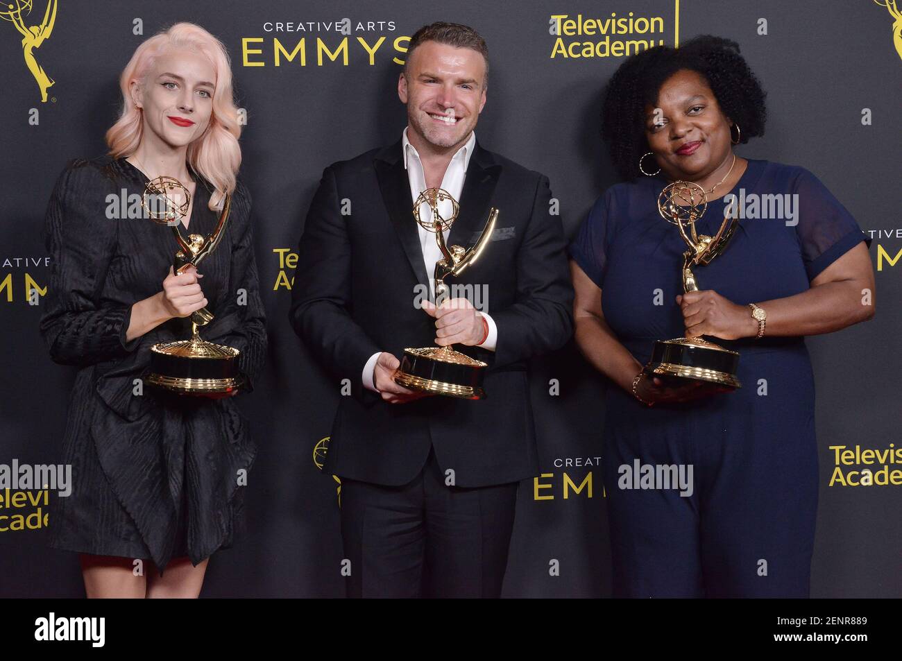 (L-R) Nicole Bridgeford, Christopher Fulton, and Charlene Belmond ...