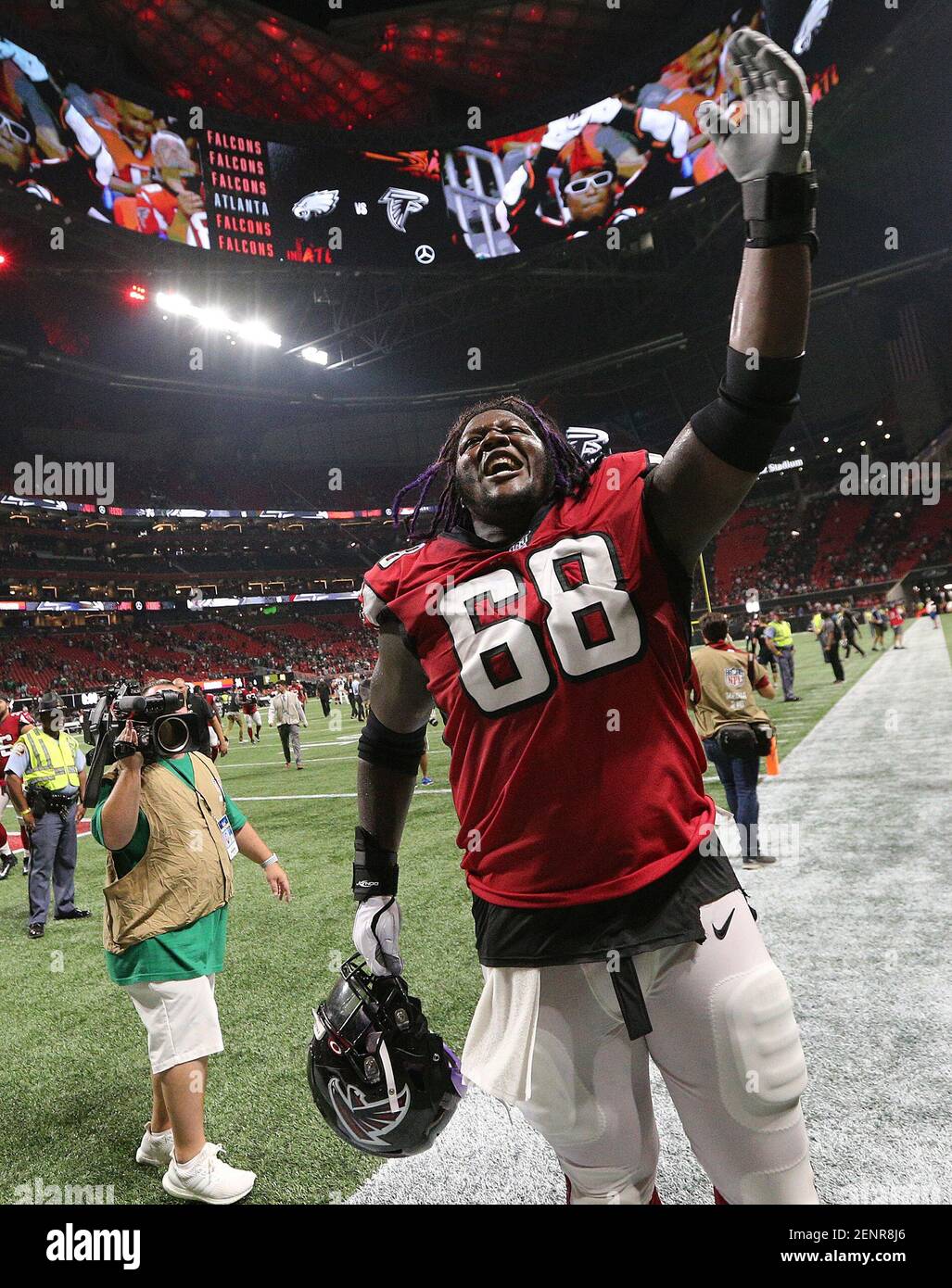 September 15, 2019 Atlanta: Atlanta Falcons guard Jamon Brown ...