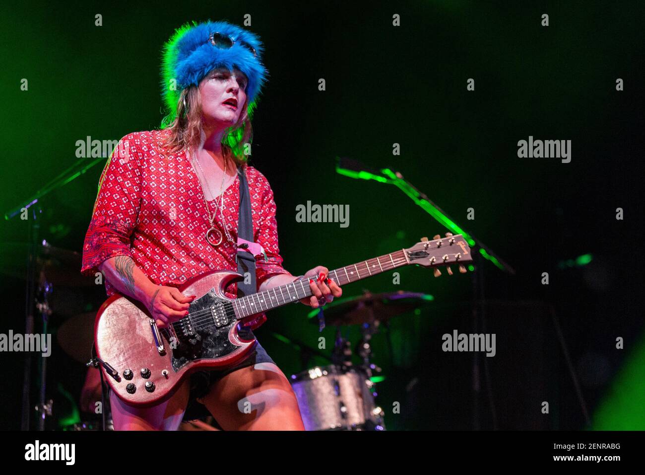Billy Karren of Bikini Kill during the Riot Fest Music Festival at ...