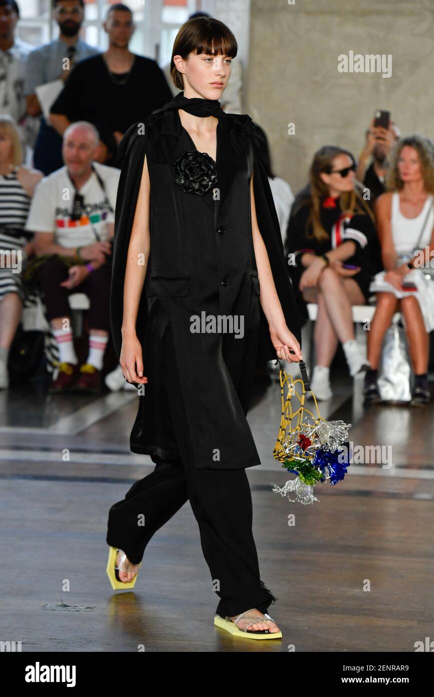 Model walking on the runway Toga Fashion Show during London Fashion ...