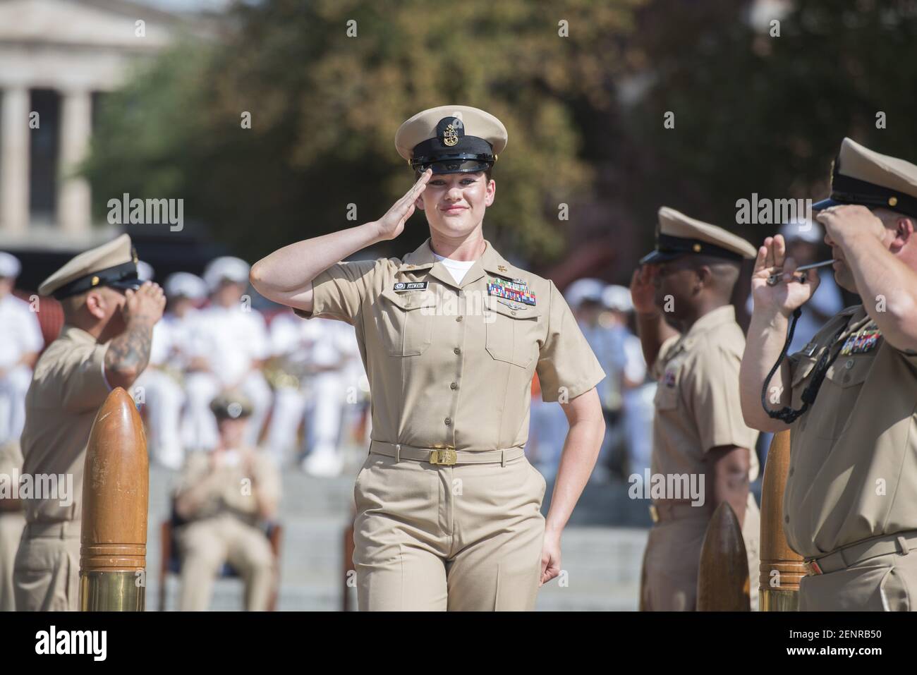 UNITED STATES - SEPTEMBER 16: A newly promoted Navy Chief Petty Officer ...
