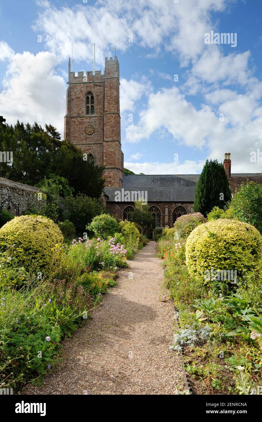 Dunster village garden hi-res stock photography and images - Alamy