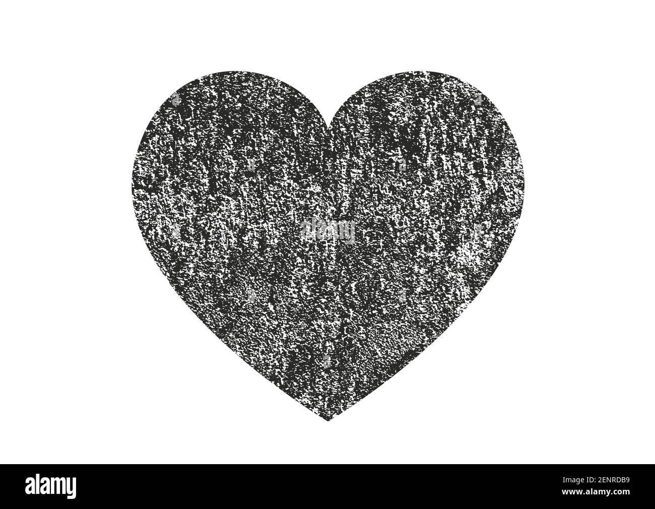 Isolated distress grunge heart with concrete texture. Element for ...