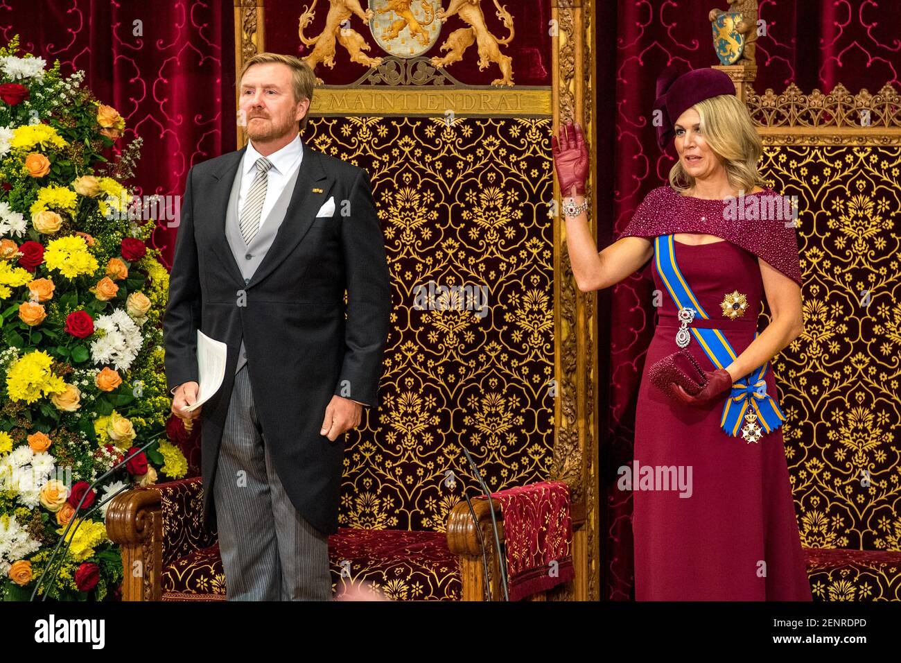 King Willem-Alexander and Queen Maxima of the Netherlands during the ...