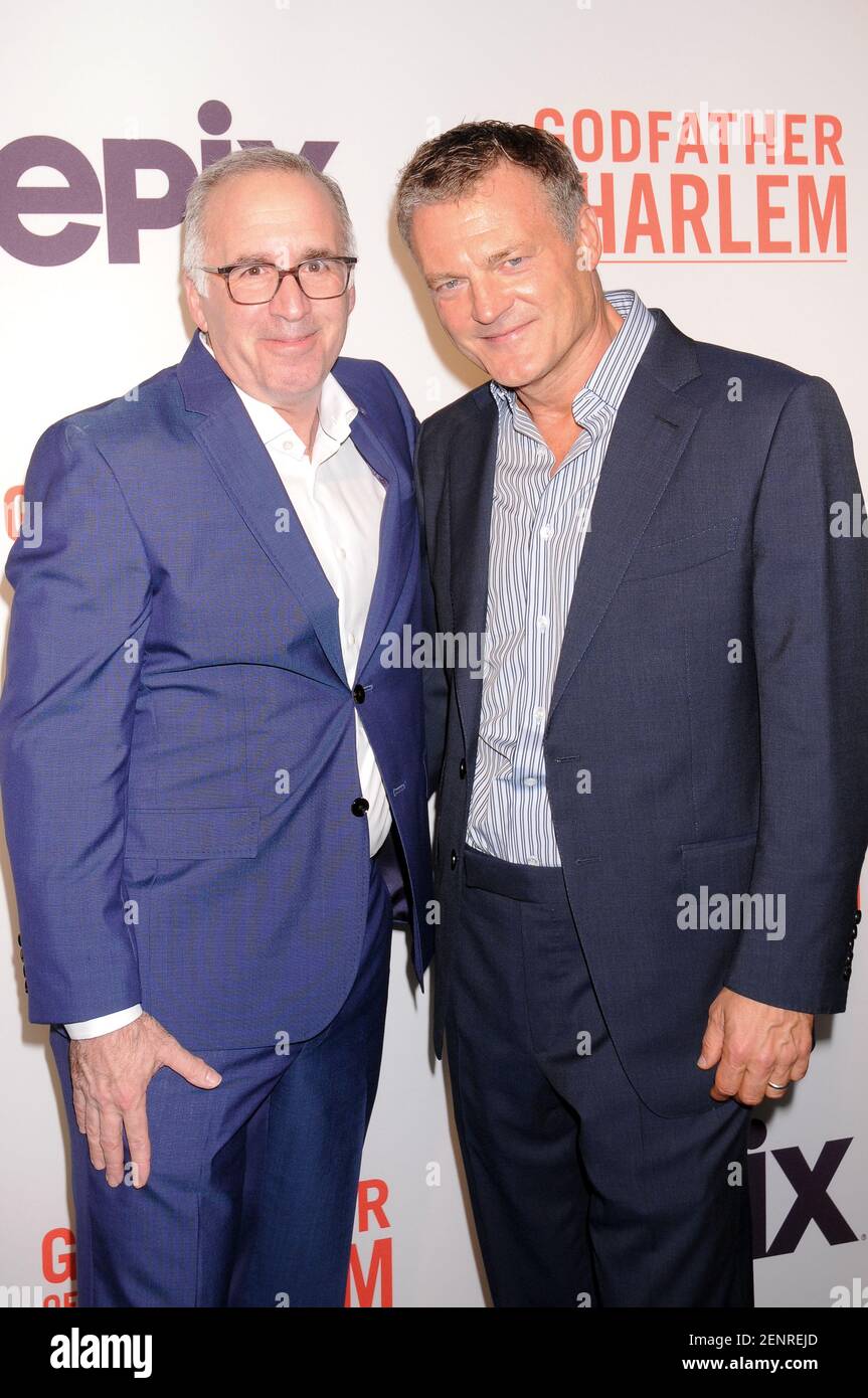 Joe Chapelle and Chris Brancato attend the Godfather of Harlem ...