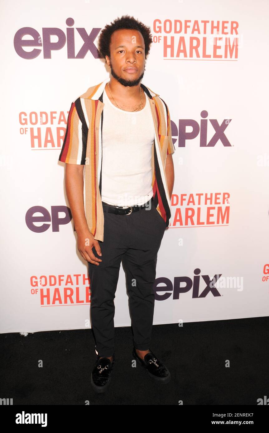 Joshua Karpeh attends the Godfather of Harlem screening at the Apollo ...