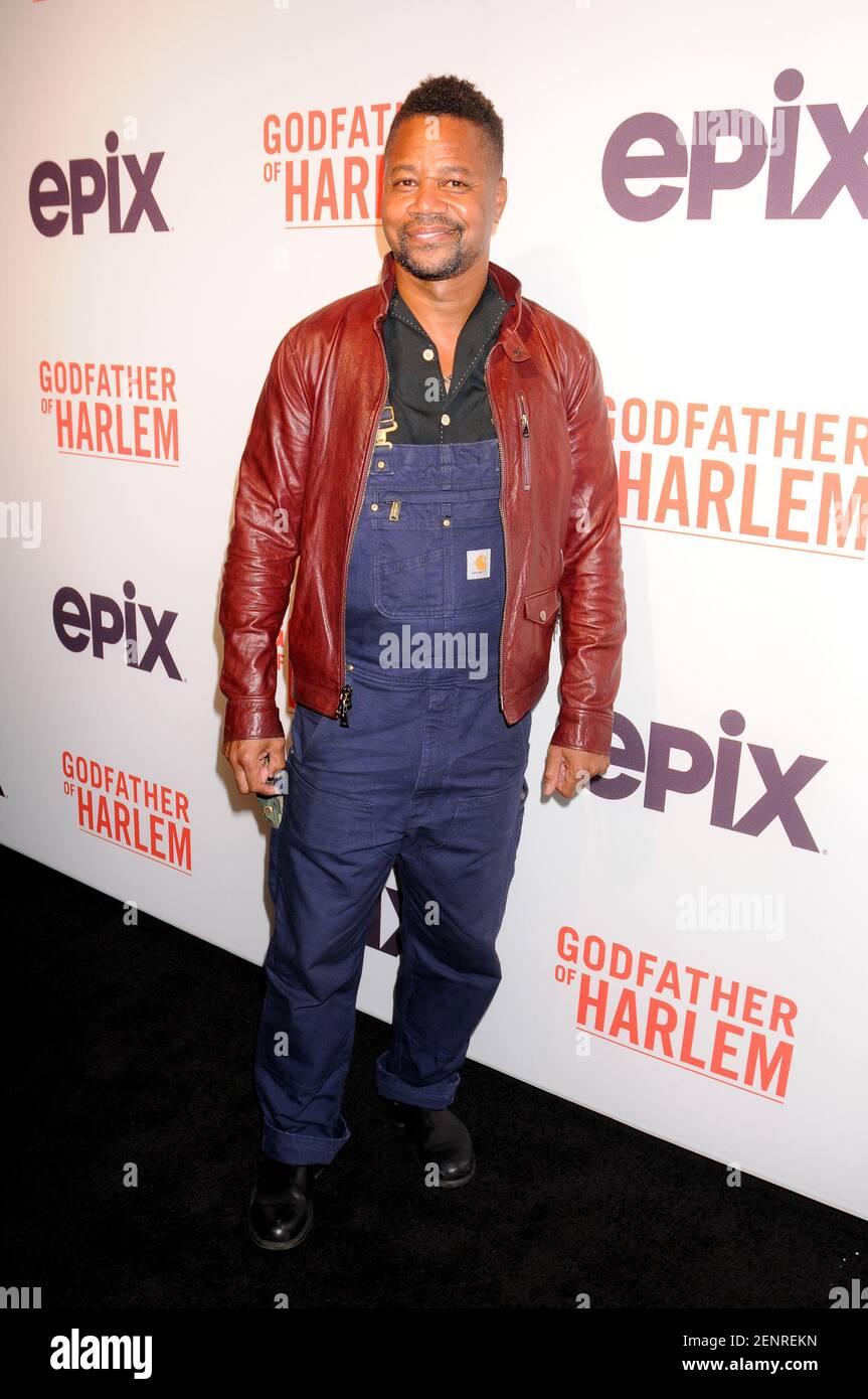 Cuba Gooding Jr attends the Godfather of Harlem screening at the Apollo ...
