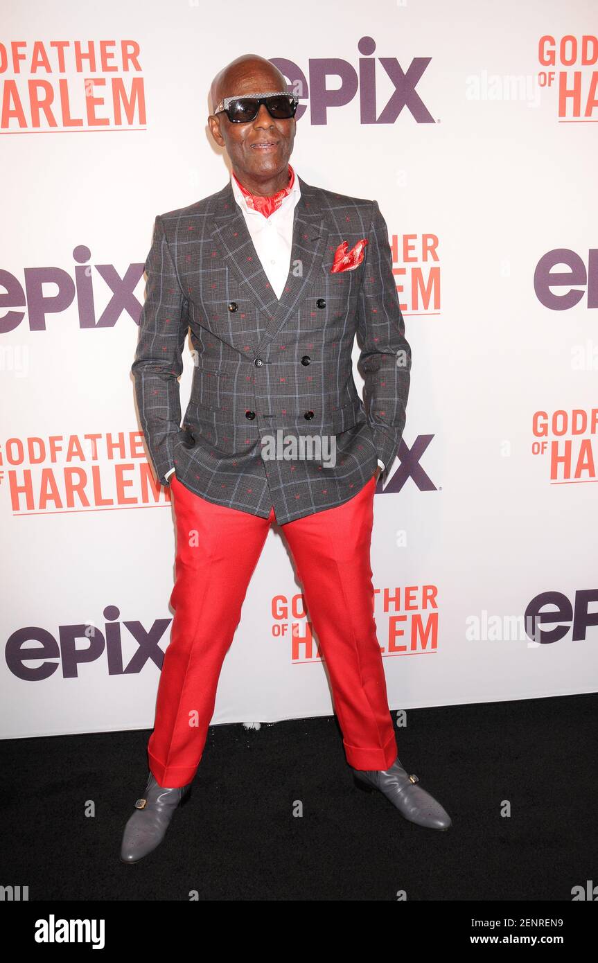 Daniel Day attends the Godfather of Harlem screening at the Apollo ...