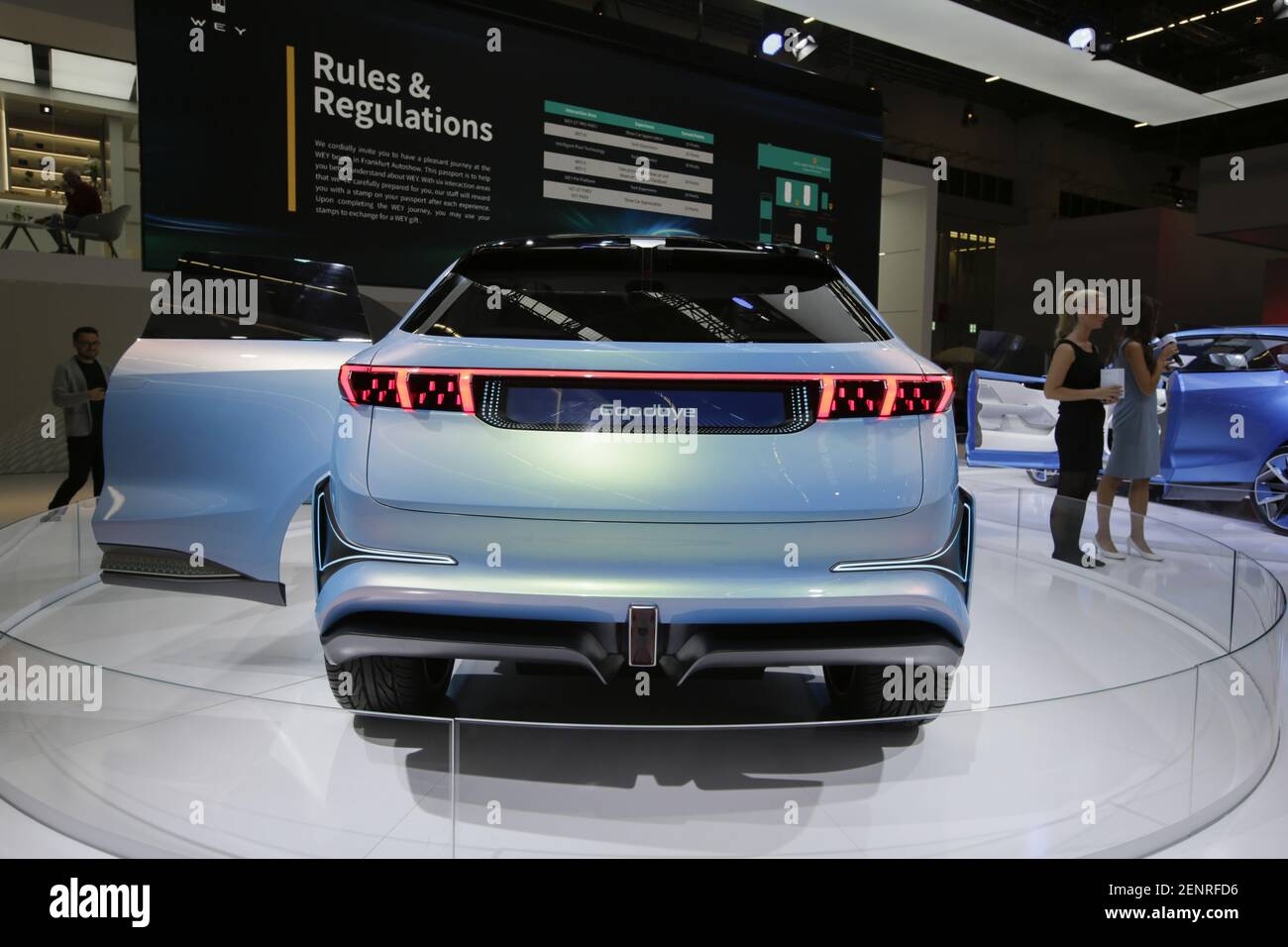 The Chinese car brand Wey, part of the Chinese car manufacturer Great ...