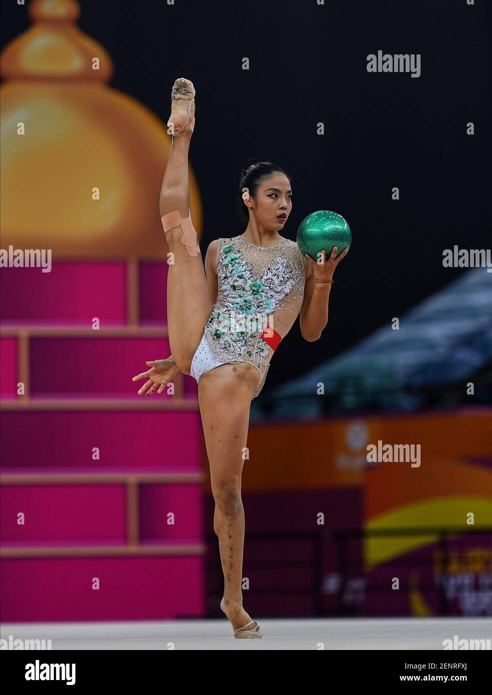 September 17, 2019: Yating Zhao of China during the 37th Rhythmic Gymnastics World Championships ...