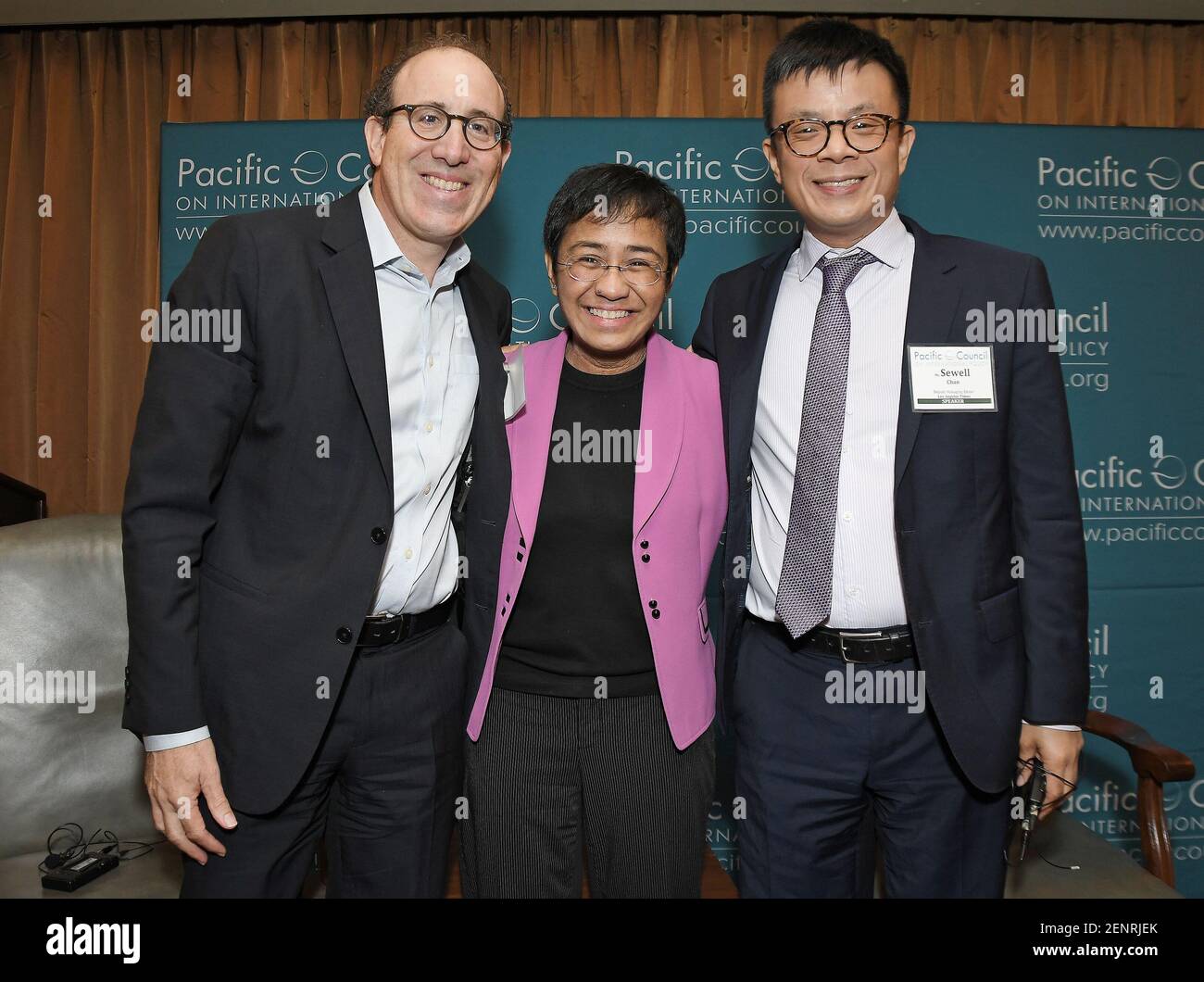 (l-R) Joel Simon, Executive Director of the Committee to Protect ...