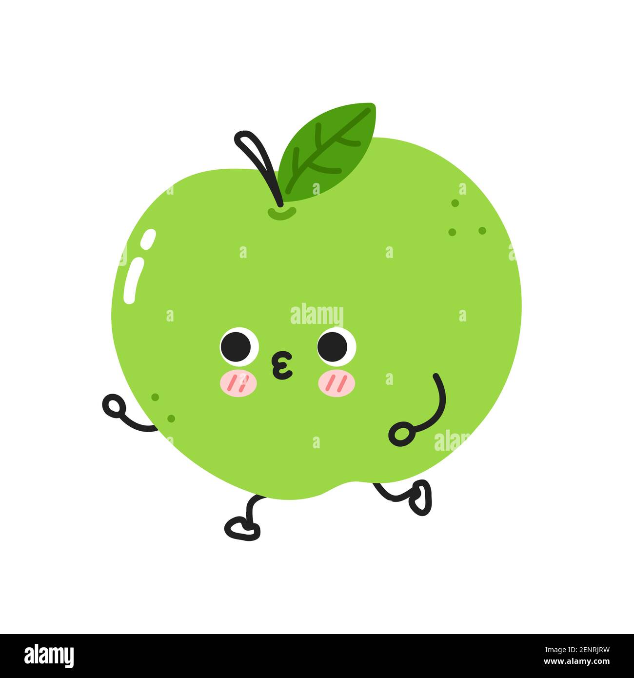Training fruit fitness character Stock Vector Images - Alamy