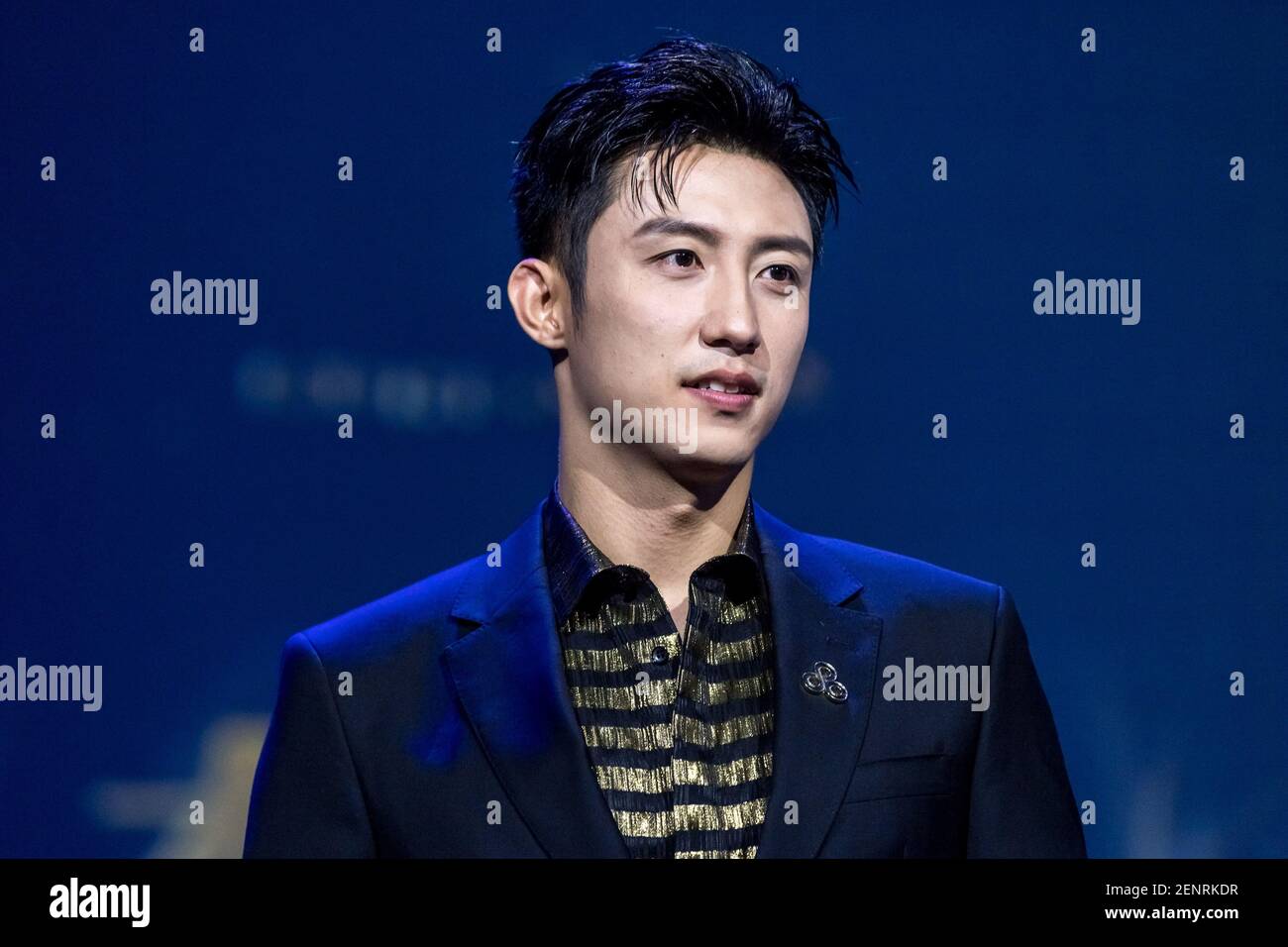 Chinese actor and model Huang Jingyu or Johnny Huang attends the ...