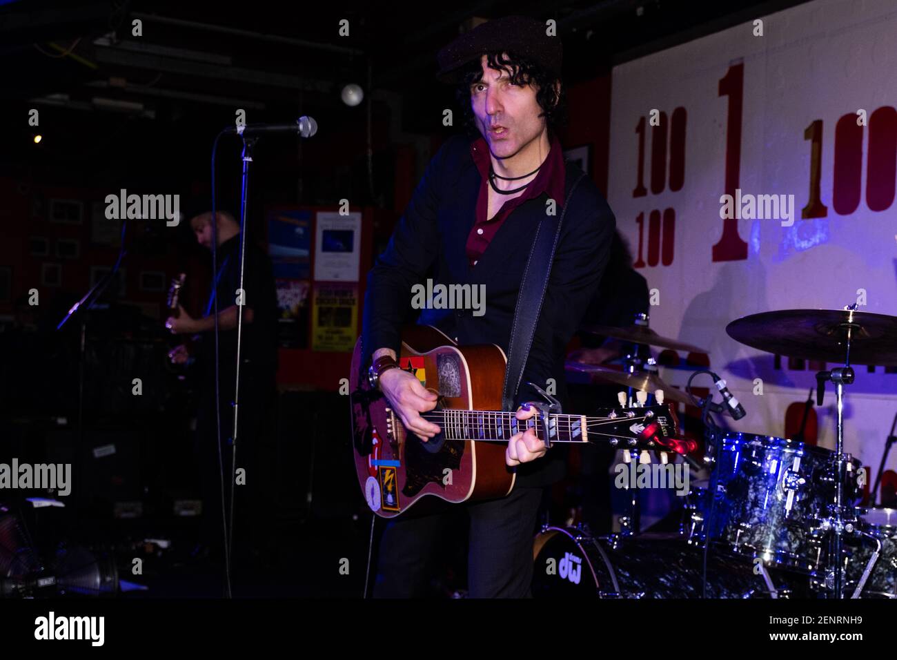 New York singer and song writer Jesse Malin performing live in London ...