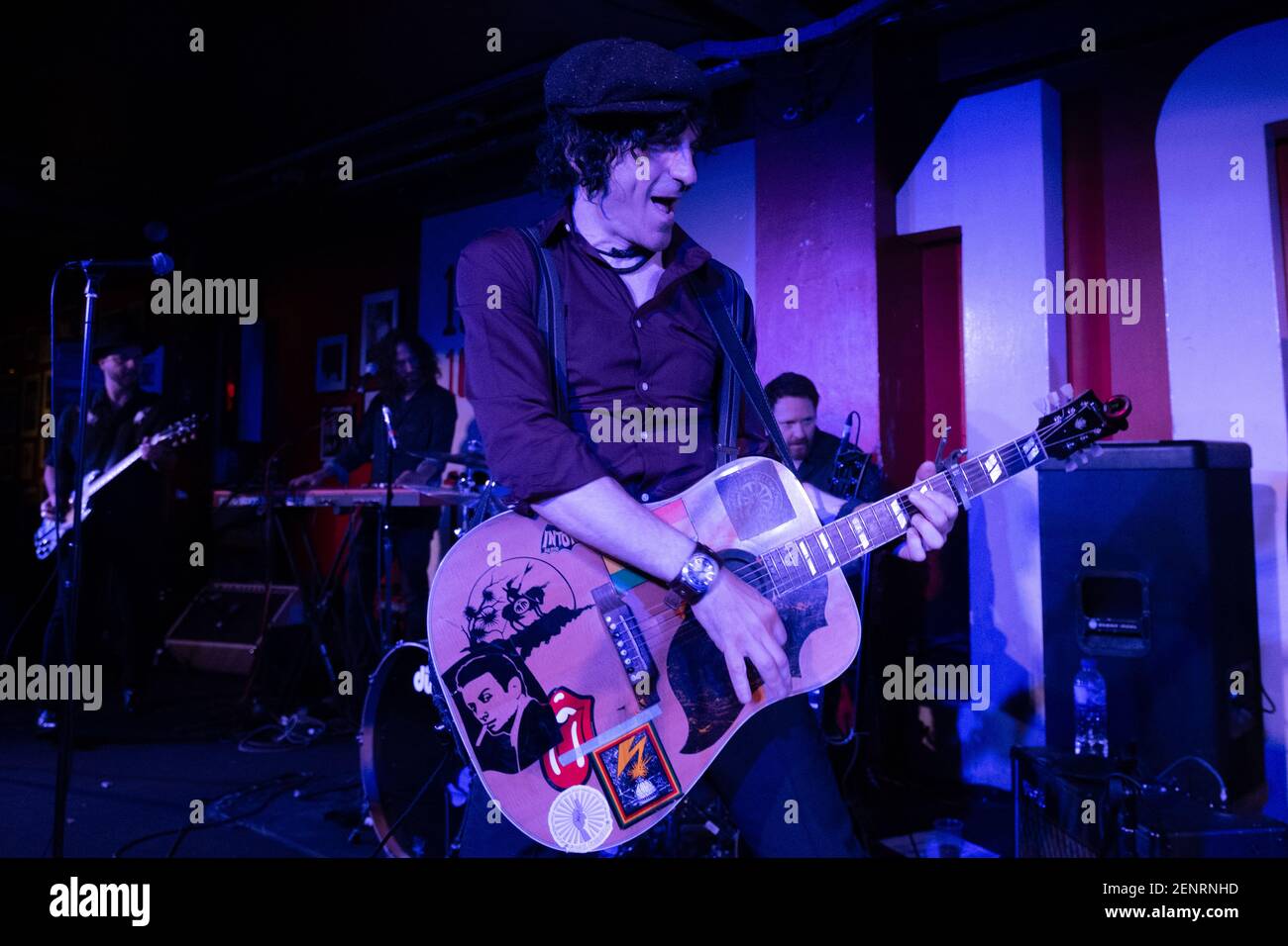 New York singer and song writer Jesse Malin performing live in London ...