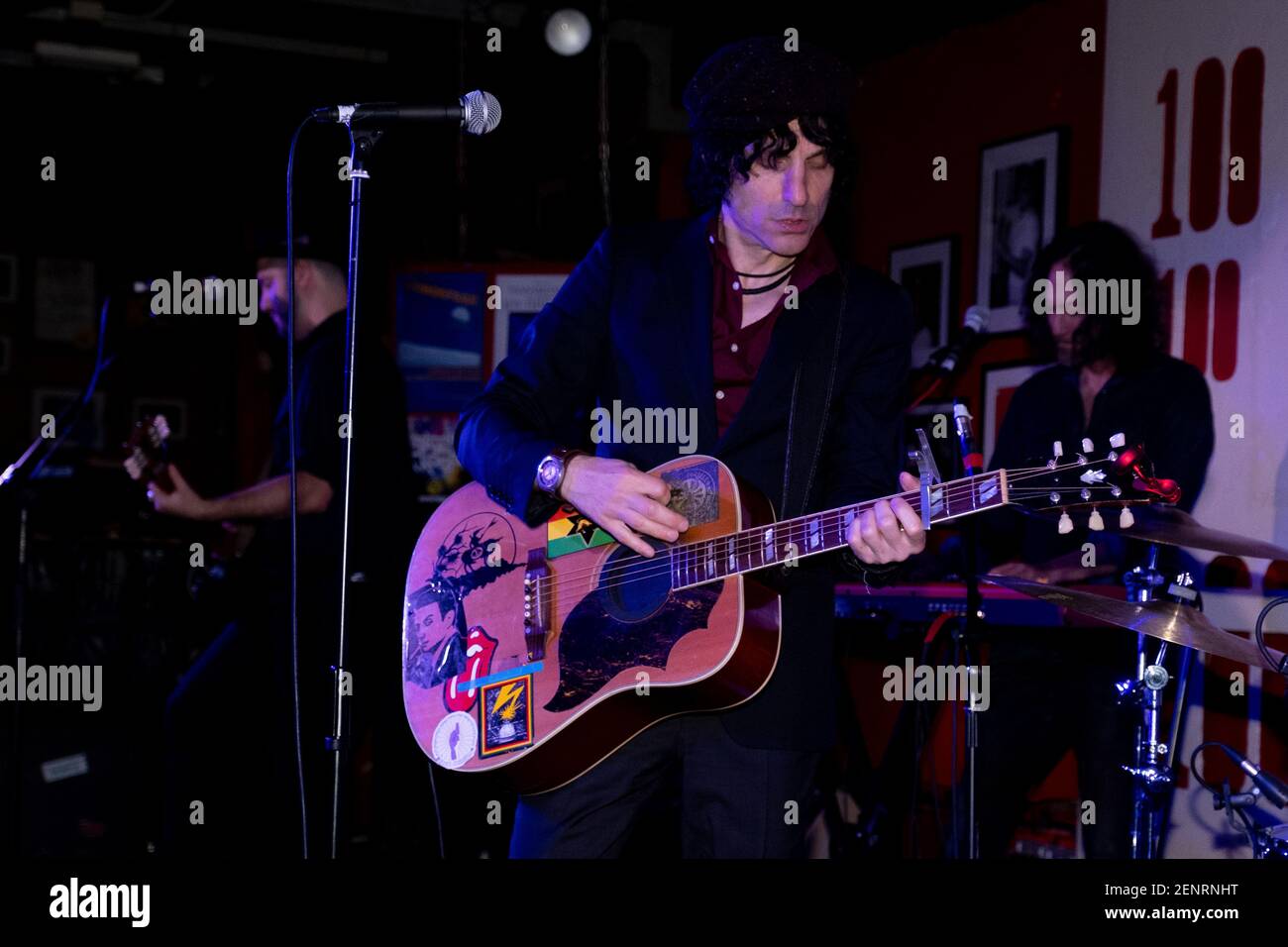New York singer and song writer Jesse Malin performing live in London ...