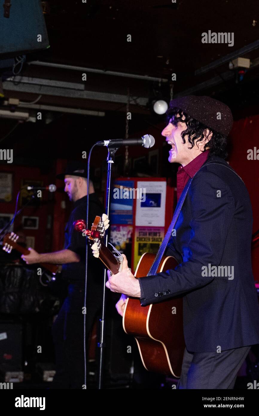 New York singer and song writer Jesse Malin performing live in London ...