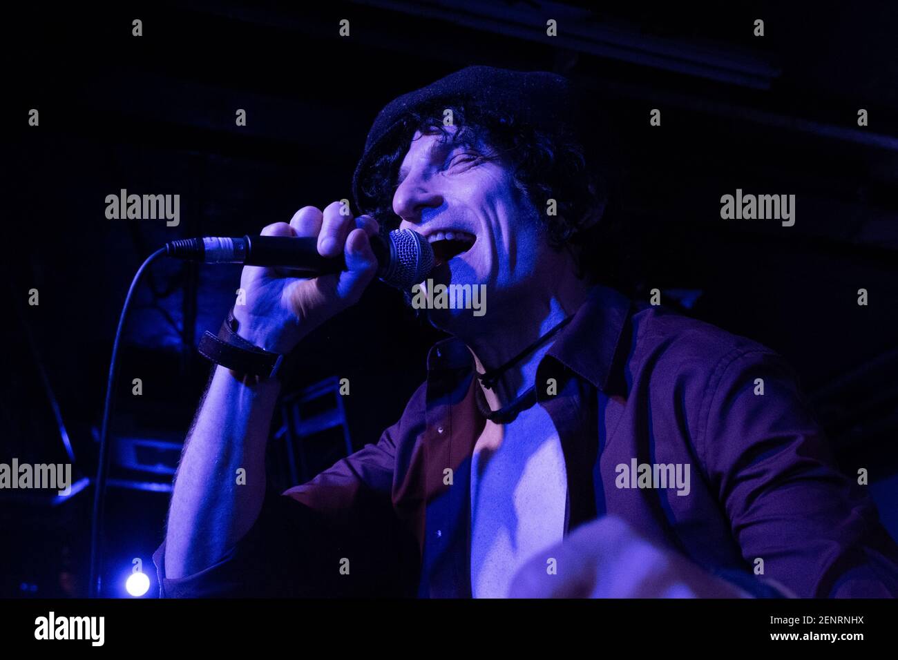 New York singer and song writer Jesse Malin performing live in London ...