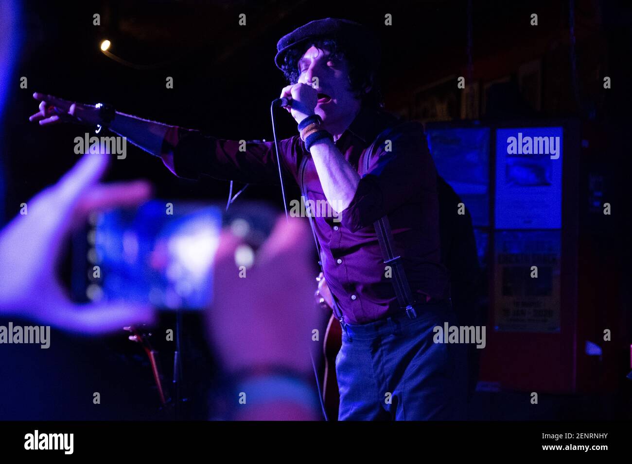 New York singer and song writer Jesse Malin performing live in London ...