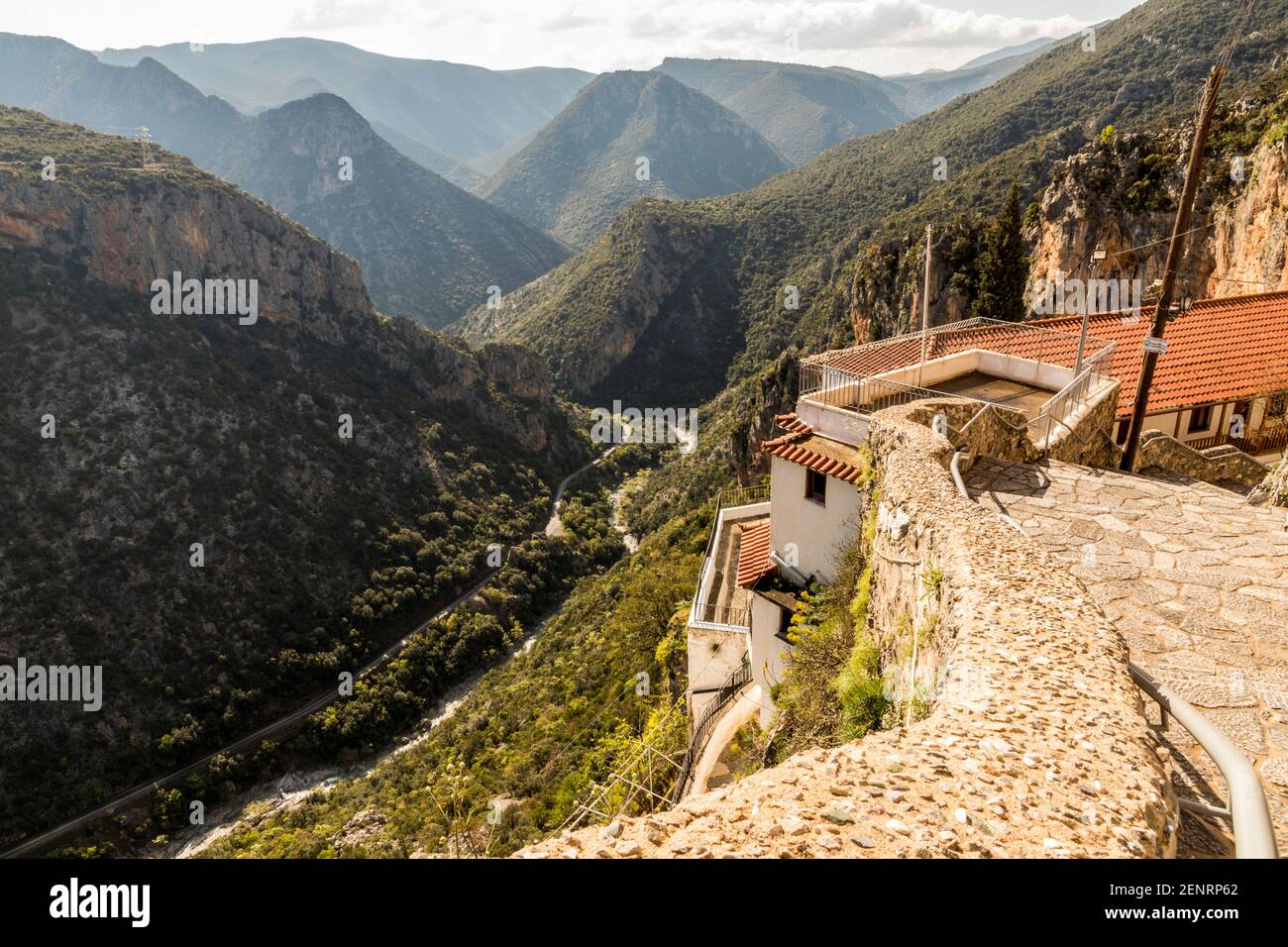 Kosmas, Greece. The Monastery of Panagia Elona in the Parnon Mountains ...
