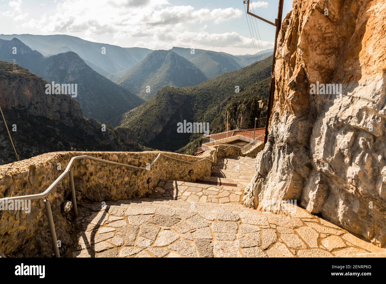 Kosmas, Greece. The Monastery of Panagia Elona in the Parnon Mountains ...