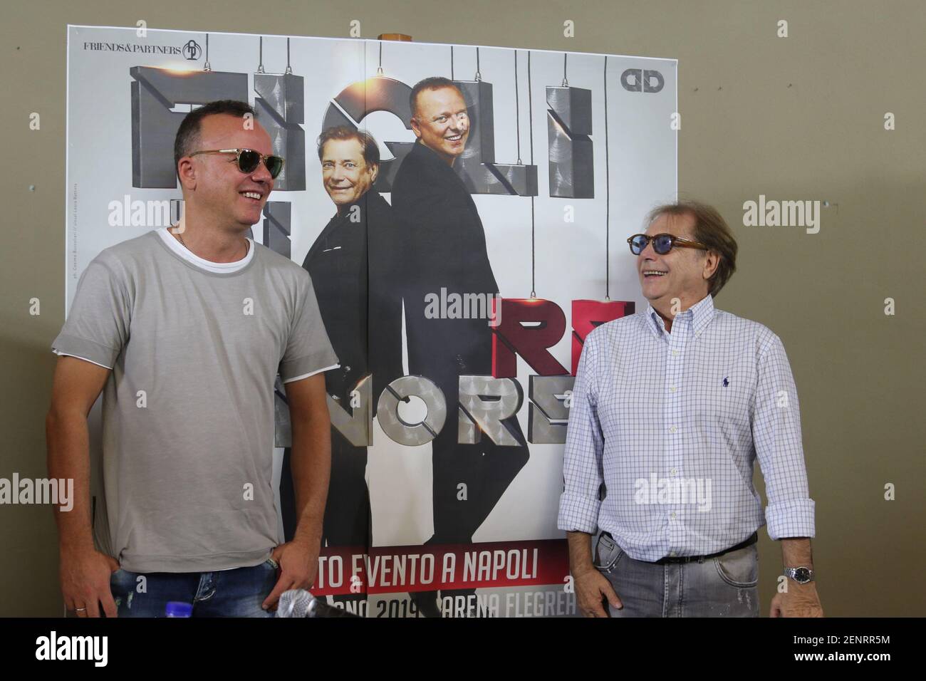 Press conference at the ARENA FLEGREA of the concert FIGLI DI UN MINORE ...
