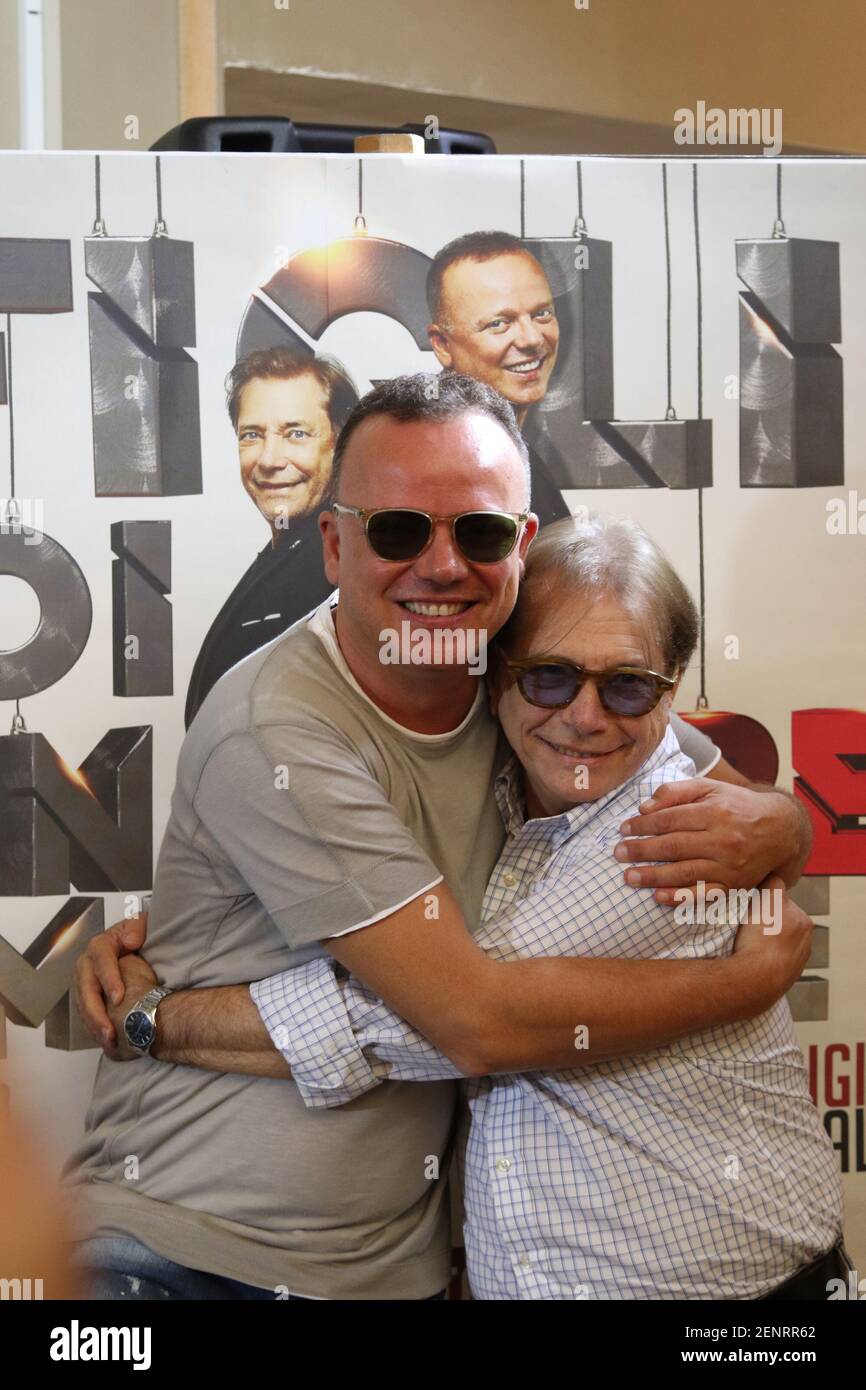 Press conference at the ARENA FLEGREA of the concert FIGLI DI UN MINORE ...