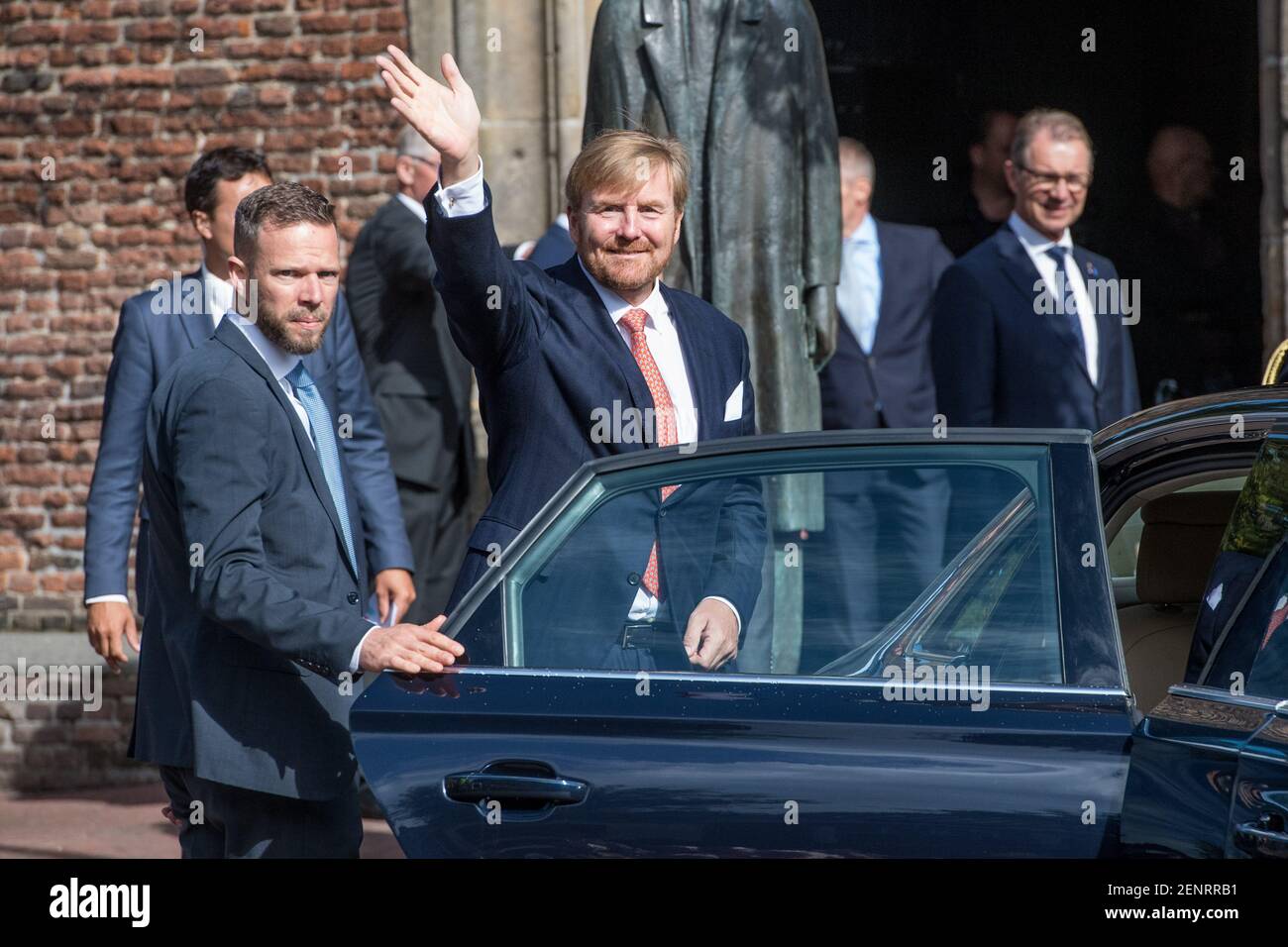 King Willem-Alexander and Queen Maxima during a regional visit to the ...