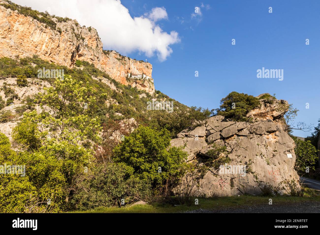Kosmas, Greece. The Monastery of Panagia Elona in the Parnon Mountains ...