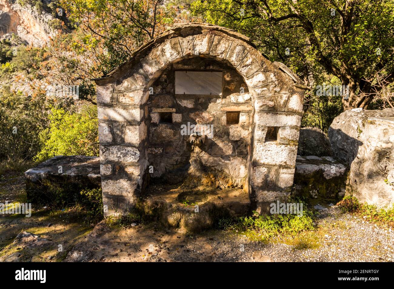 Kosmas, Greece. The Monastery of Panagia Elona in the Parnon Mountains ...