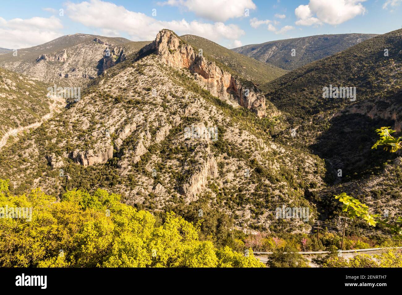 Kosmas, Greece. The Monastery of Panagia Elona in the Parnon Mountains ...